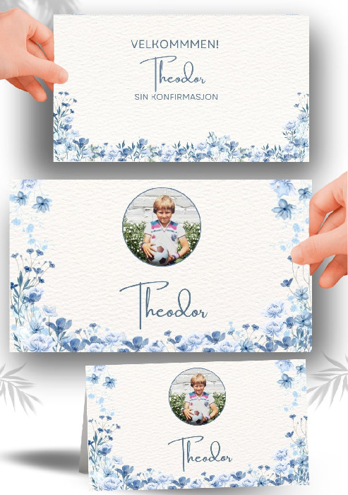 Confirmation place cards